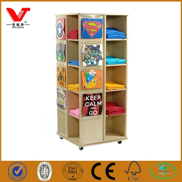 Revoling Cube T-shirt Styles Display Rack - Buy T-shirt Display Rack ...