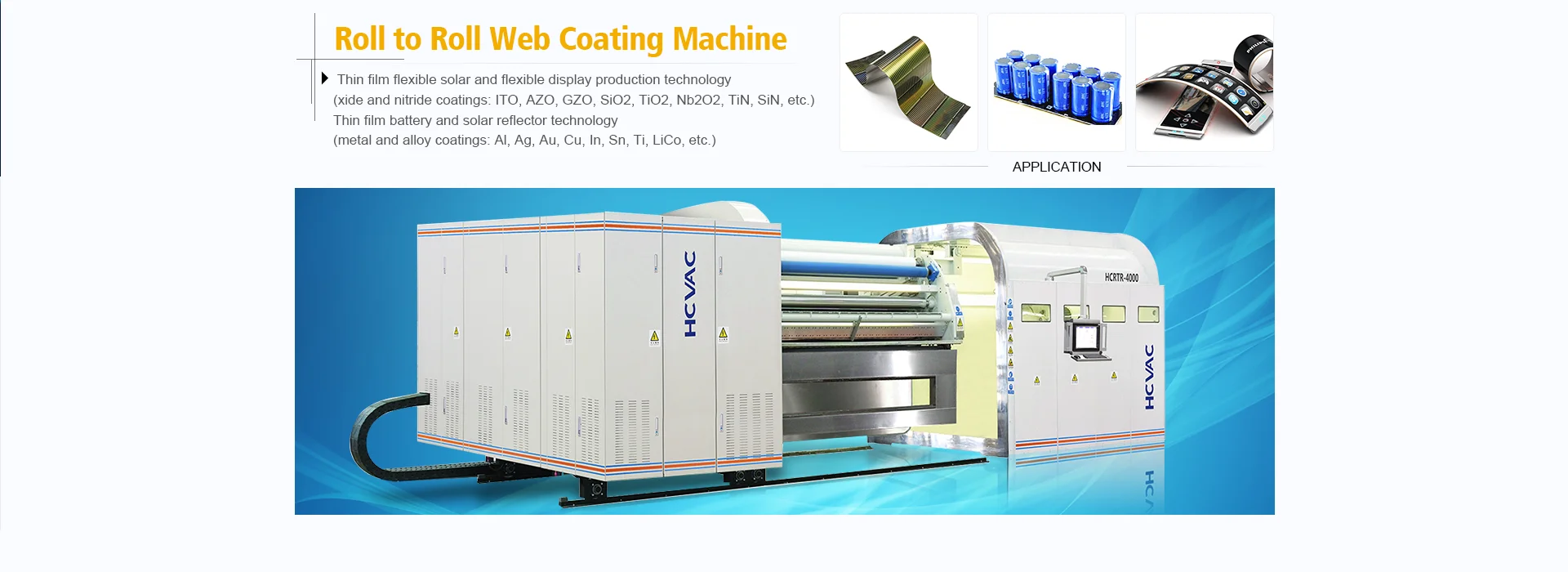 Metallized Copper Film Roll To Roll Pvd Vacuum Coating Equipment - Buy ...