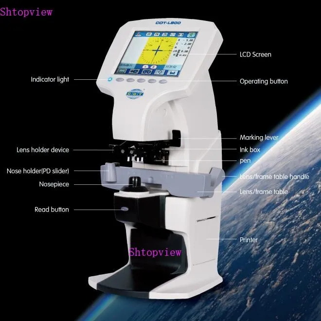 New Design Optical Auto Lensmeter Digital Lensometer Cot-l900 Auto ...