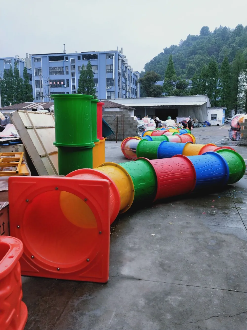 Cheap Indoor Playground - Used Commercial Children’s Plastic Tube Slide