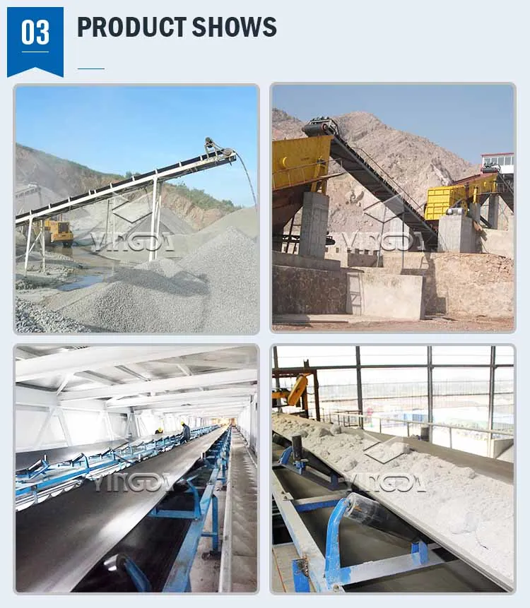 Belt Conveyor Transportation for Iron Ore | Durable Rubber Coal Mining ...