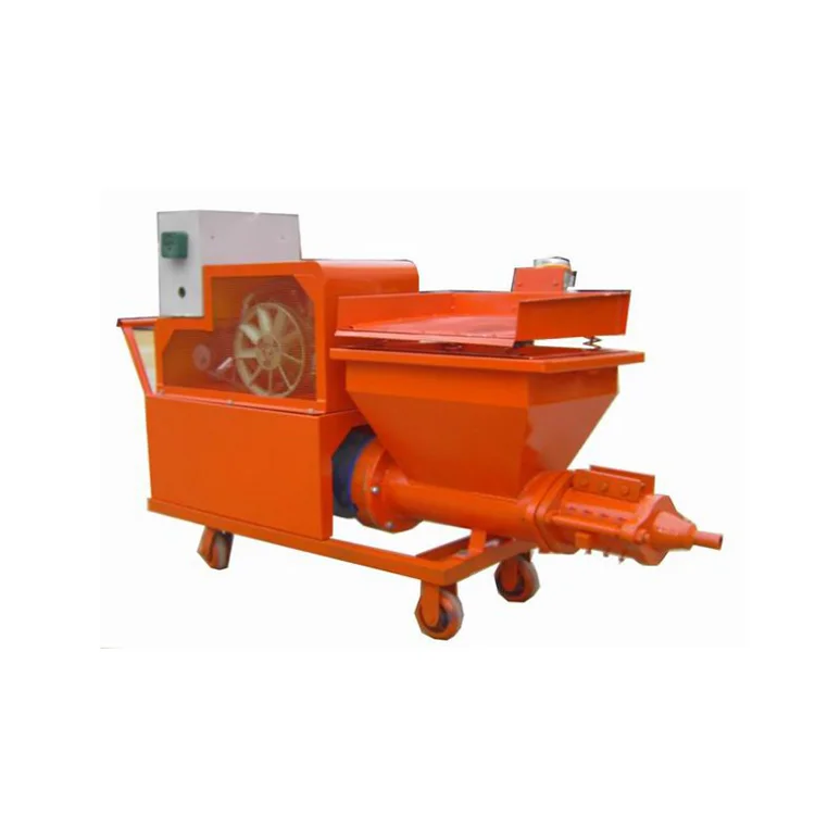 Automatic Spray Rendering Machine For Cement Mortar Wall Gunning Used ...