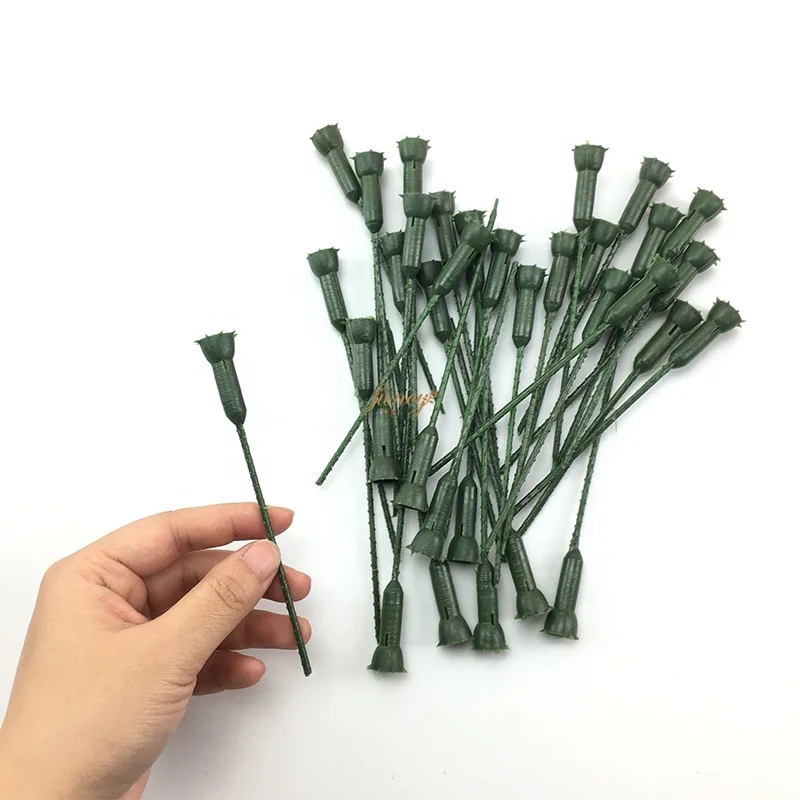 Perfect Green Color Artificial Preserved Rose - Funcy