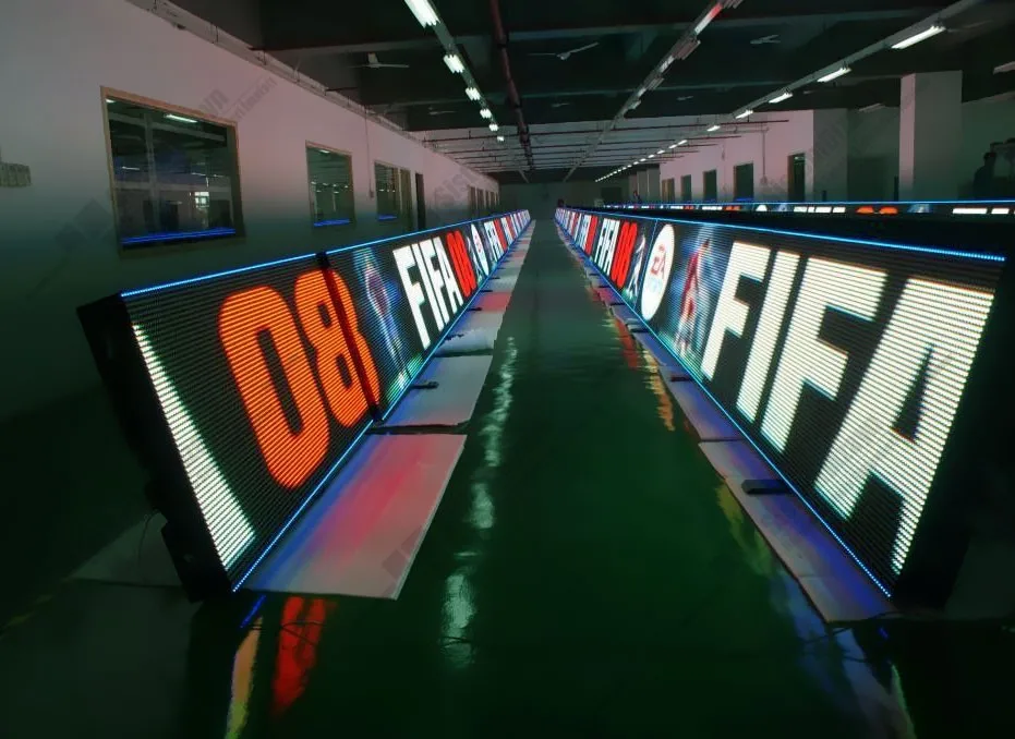 led Electronic Football Scoreboards /sport Perimeter Stadium Led ...