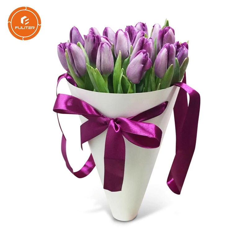 Creative Cone Flower Box Unique Design Paper Cone Shaped Packaging Box ...