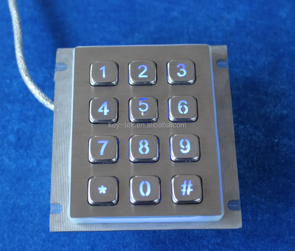 Ip65 Distributeur Automatique En Acier Inoxydable Clavier Rétroéclairé ...