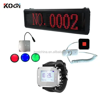 Wireless Nurse Pager System For Hospital By Led Display Pager Watch ...