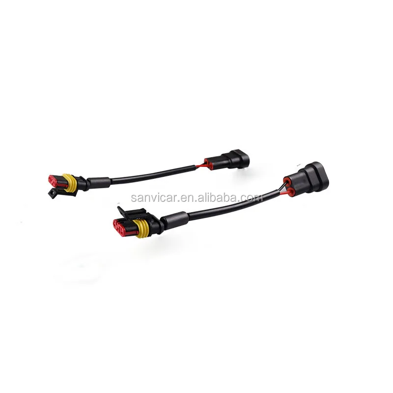 Sanvi High Quality Hid Ballast Adapter Cable With Ceramic Ring Plug ...