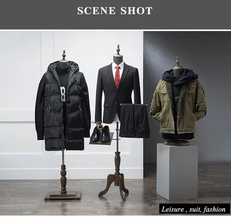 Male Mannequin Half Body - High-End Fashion Display Props