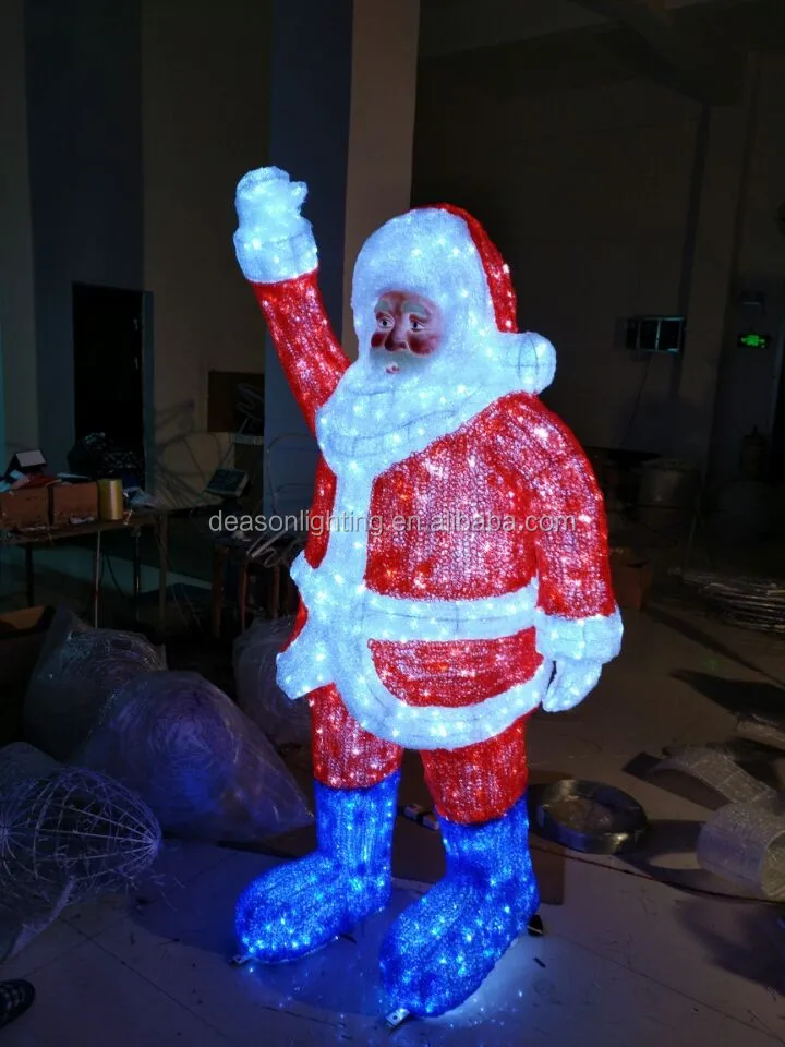 Outdoor Lighted Santa Claus - Buy Santa Claus Led Outdoor,Light Up ...