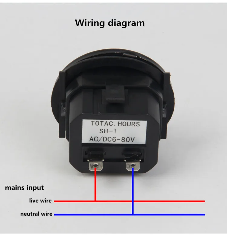 Wholesale Quartz Generator Engine Digital Hour Meter 12 V 24v Dc 220v ...