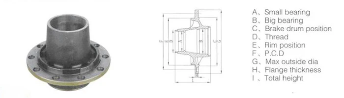 Webb 7520 Rear Wheel Bearing Hub Assembly - High Performance