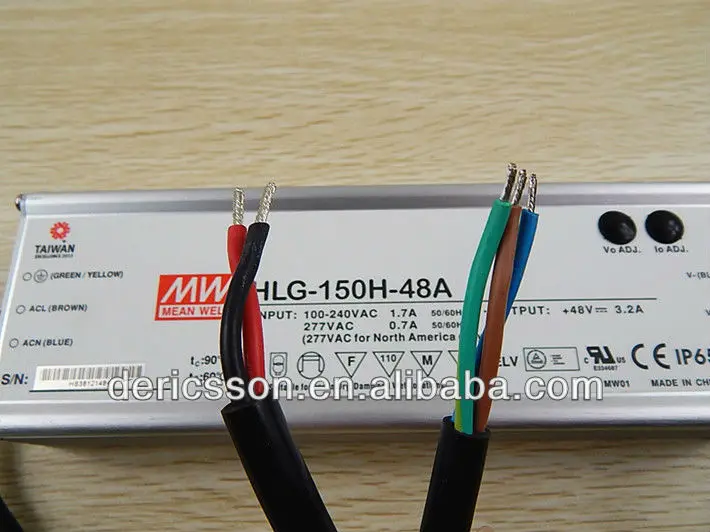 150w Led Driver 48v With Ip65 Hlg-150h-48a - Buy 150w Led Driver 48v ...
