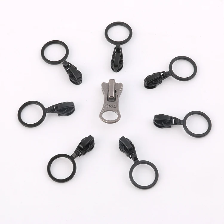 Custom Logo Metal Zipper Head Zipper Slider Zip Pulls Wallet Boot ...