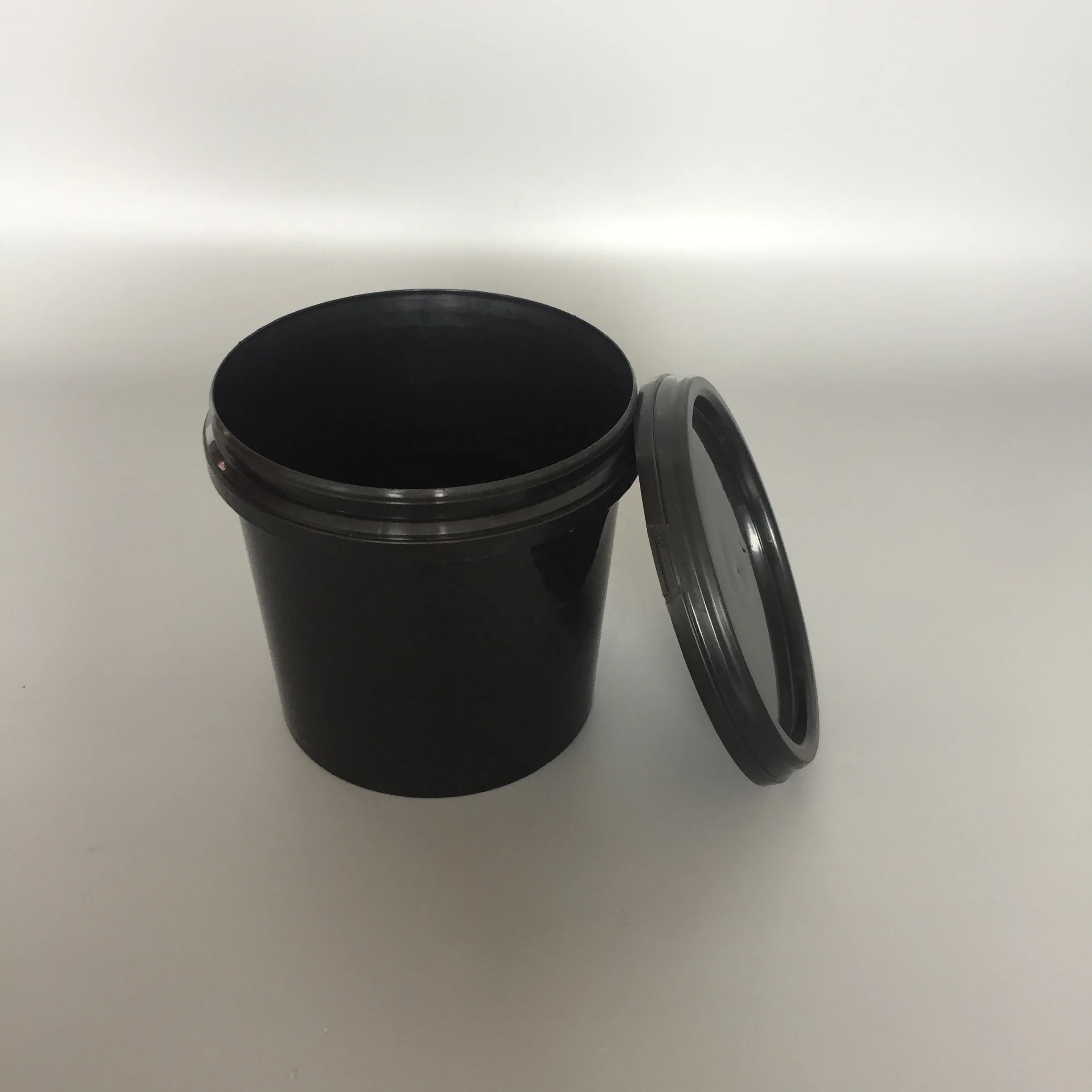 Ink Bucket 1kg Plastic With Lid In Black - Buy Ink Bucket In Black ...