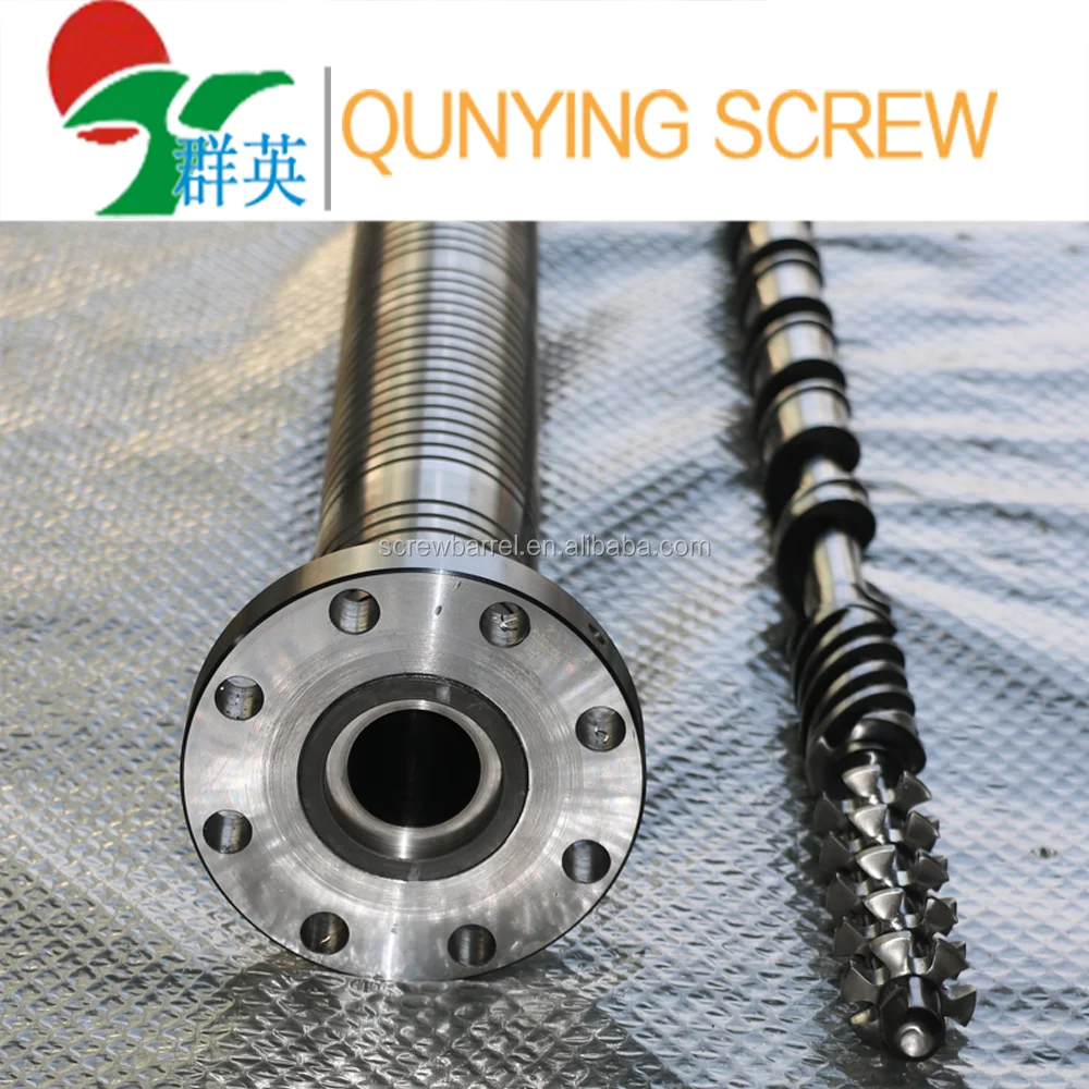 Bimetallic Mini Single Extruder Screw for Snack Extruder Machine ...
