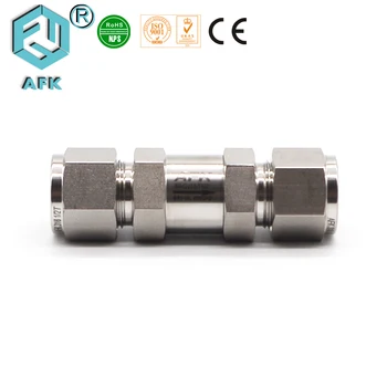 Ss316 Air Compressor One Way Check Valve Spring Loaded No Return Valve ...