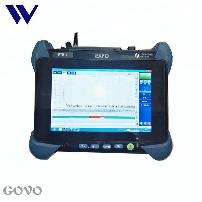8 Inch Touchscreen Fiber Optic OTDR EXFO FTB-1V2-735C-SM1-OTDR 1310 ...