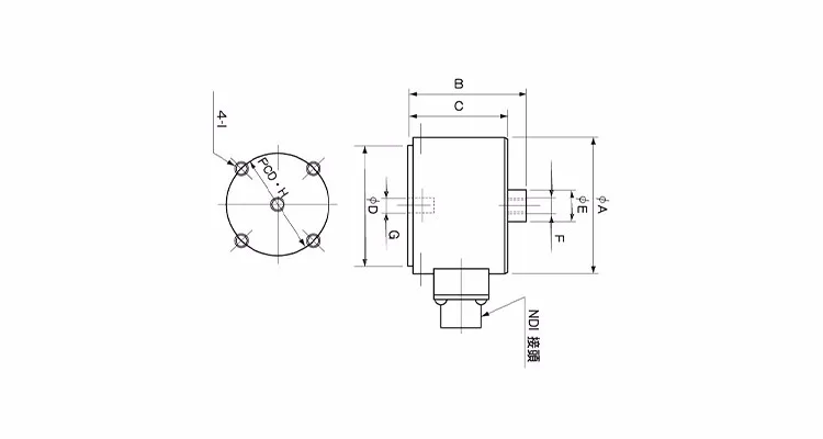 Model LRM 20N Tension Compression Load Cell - High Precision