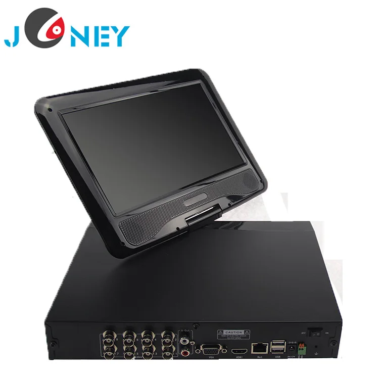 8ch All-in-one Ahd Dvr With 10.1 Inch Monitor Digital Video Recorder ...
