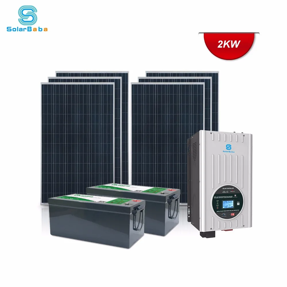 2kw Off Grid Photovoltaic Solar Panel Home System - Buy Solar Panel ...