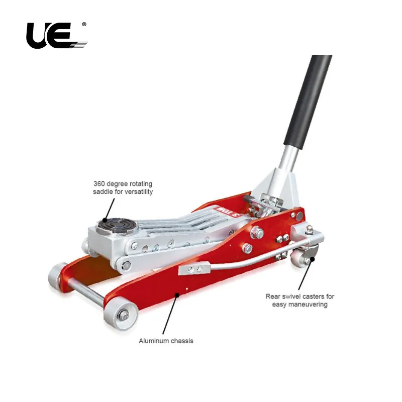 3 Tons Aluminum Hydraulic 2 Pole Race Car Lifting Bushings Jacks Ue ...