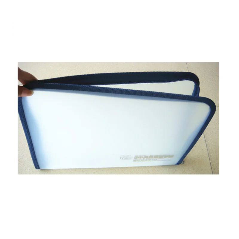 Transparent Zipper Travel Document Holder with Zipper