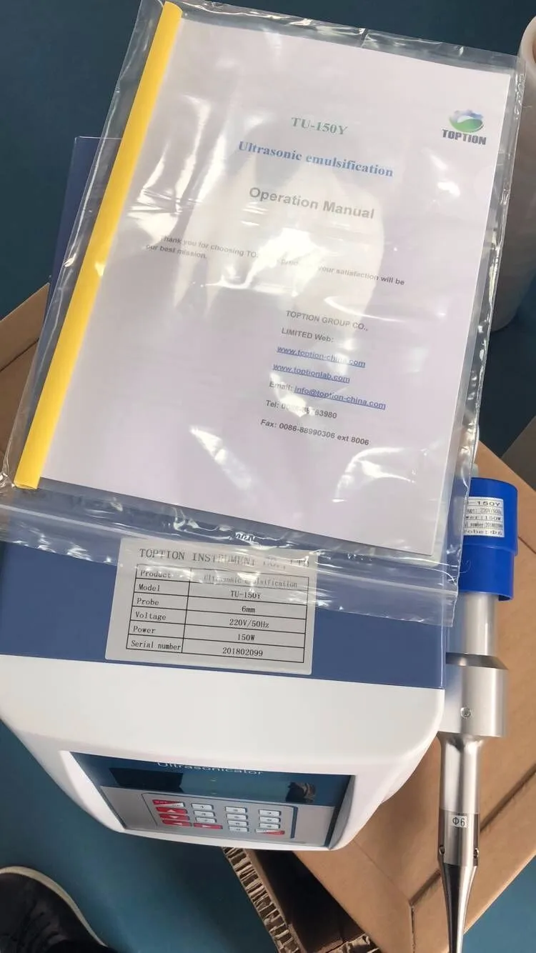 Ultrasound Nano Material Dispersion Instrument Ultrasonic Homogenizer ...