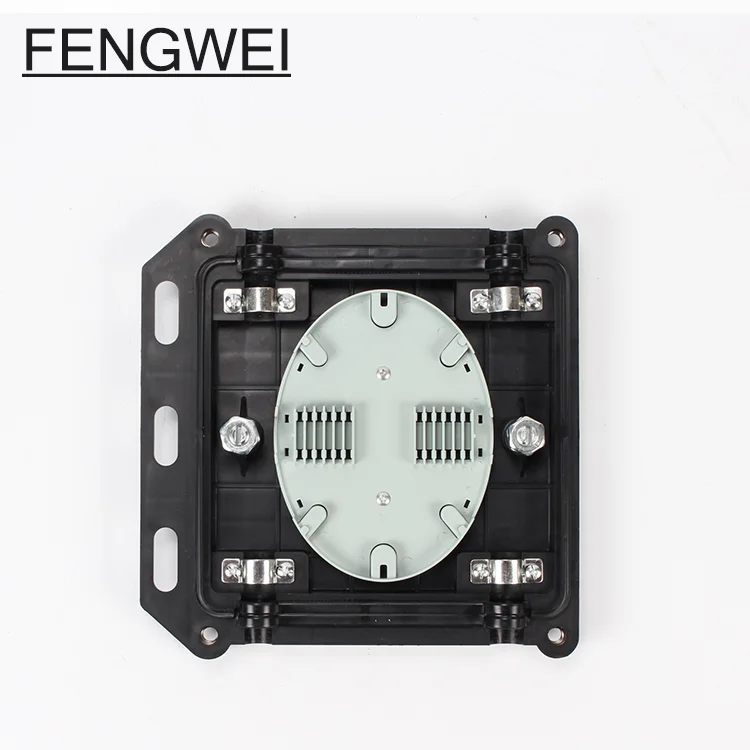 24/12 Core Fiber Optic Splice Box Horizontal Type 2 Inlets 2 Outlets ...