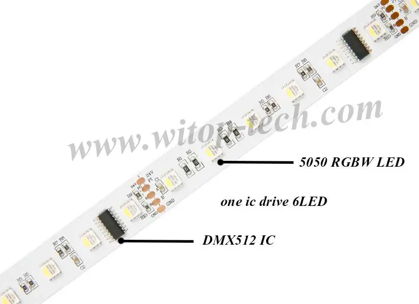 SMD5050 Digital Addressable Light DMX512 Controller IC Flexible ...