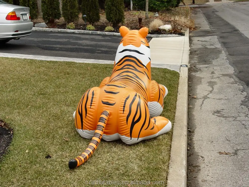 Top Selling PVC Inflatable Tiger Model - Customizable Toys