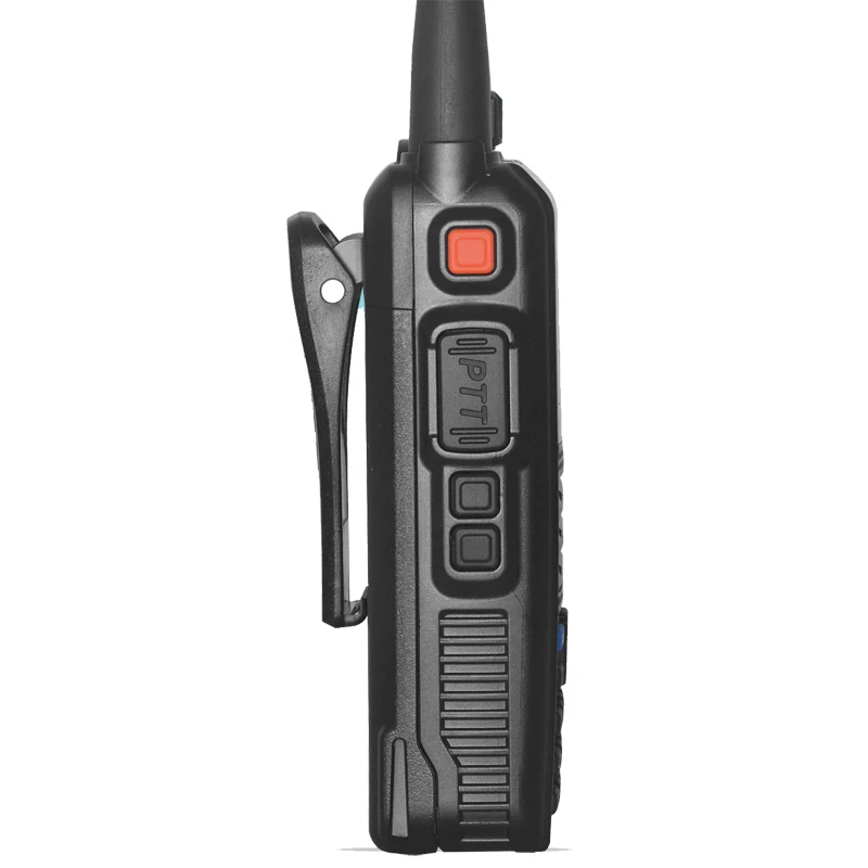 Uhf Vhf Compatible Police Walkie Talkie With Color Display Black ...