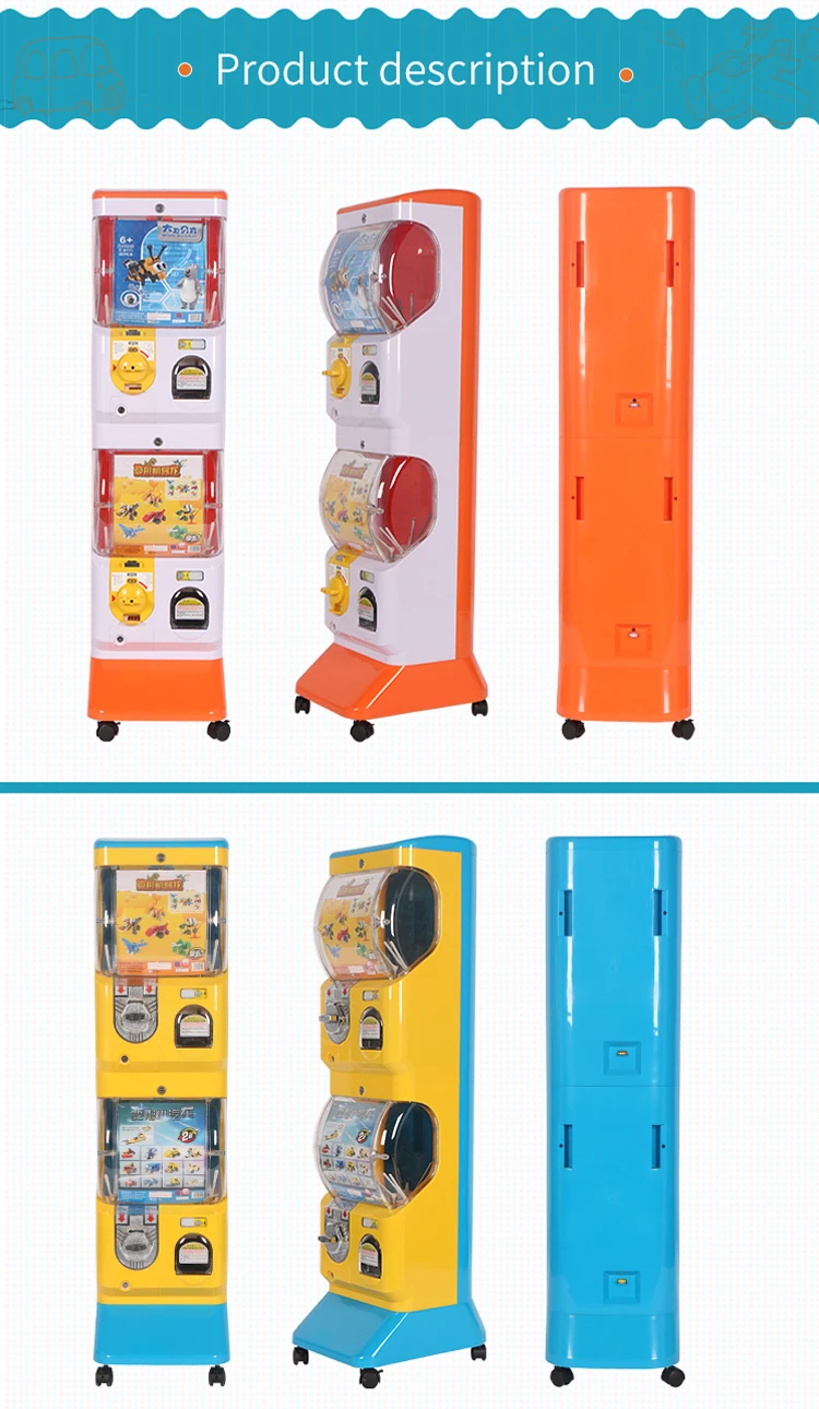 Mindi Coin And Token Operated Capsule Toy Vending Machine - Buy Capsule ...