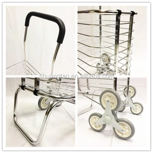 3 Wheel Folding Shopping Trolley For Climbing Stair Folding Shopping ...