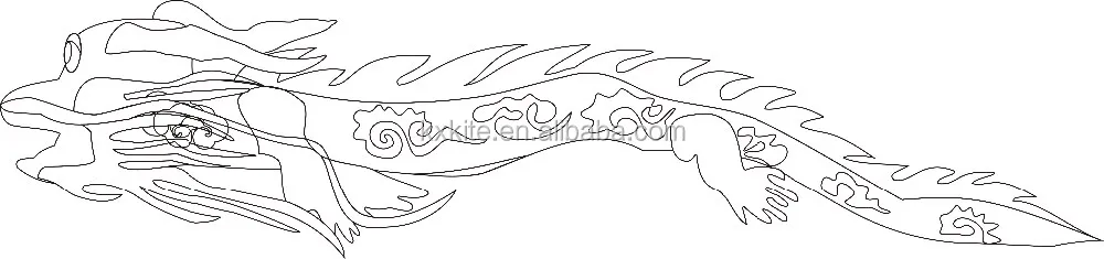 Giant Flying Inflatable Dragon Kite from Chinese Factory