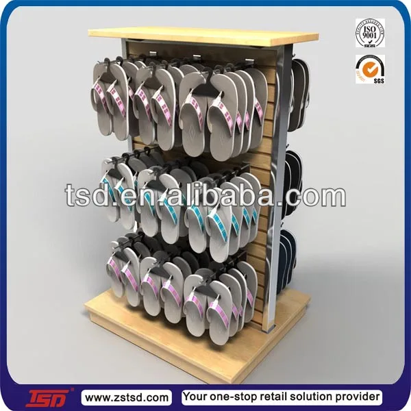 Custom Shoe Store POS - Stylish Slipper Display Racks