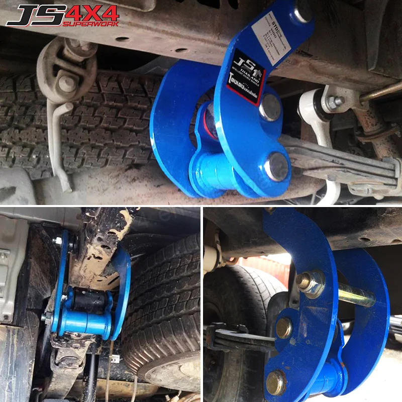 Extended 2 Inch Rear Leaf Spring Comfort Shackles for Vigo