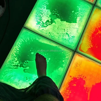 Ce Ul Certified Led Liquid Motion Flooring Illuminated Led Liquid Color ...