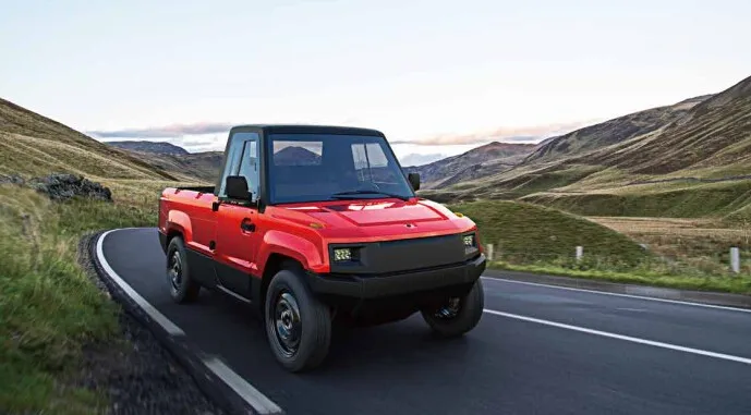Real Wooden Cars - Electric Pickup Mini Truck for Farm