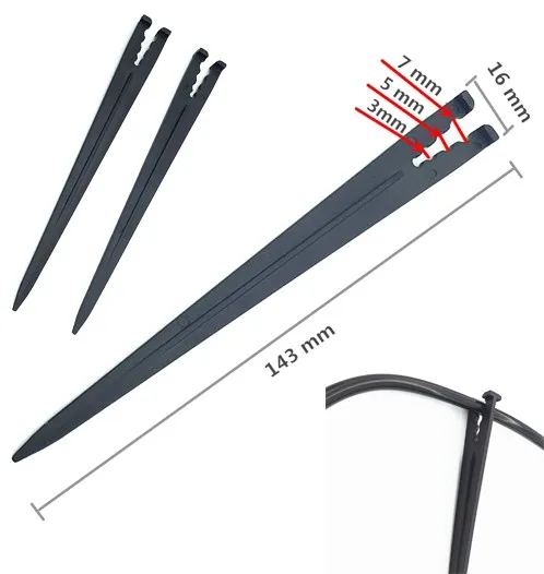 Pvc and Pe Pipe Fittings Support Stake for Garden Sprinkler Irrigation ...