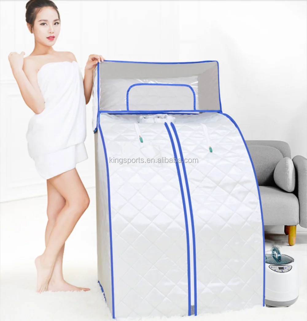 2 In 1 Portable Home Sauna Steam & Far Infrared Sauna Box Spa Sauna ...