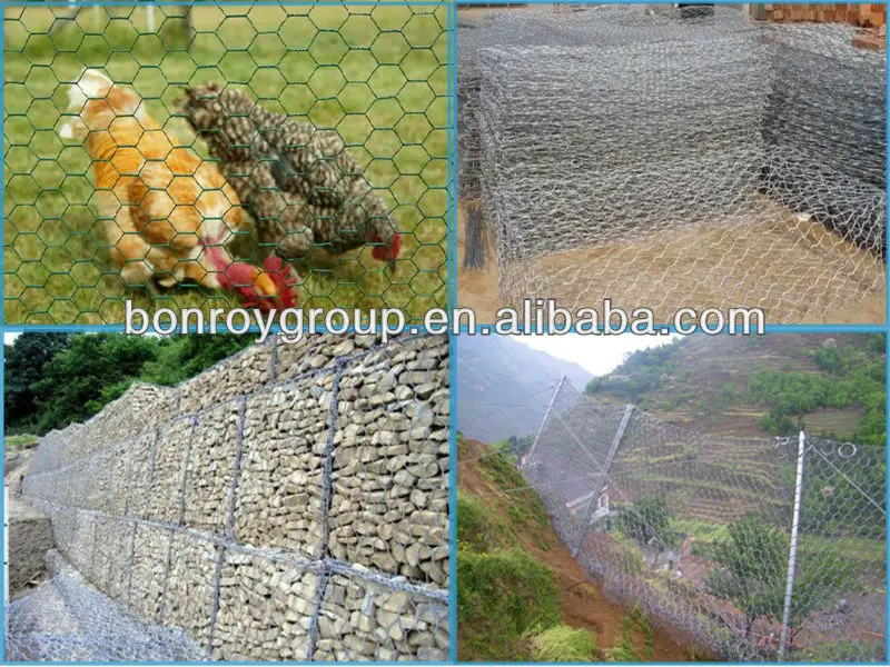 12 Inch Gabion Baskets Chicken Wire Mesh Cage Rock Wall - Buy Gabion ...
