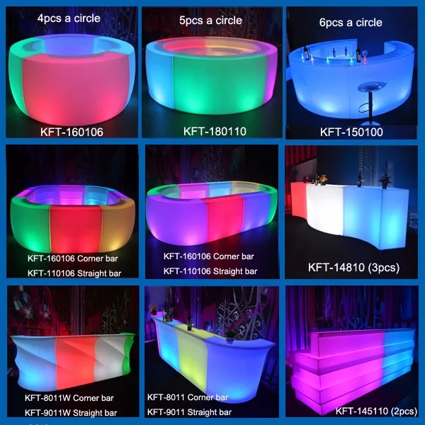 Reception Desk Led Drink Bar Counters Table Furniture - Buy Table ...