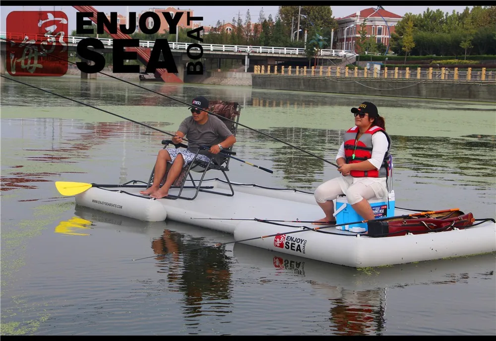 2017 Inflatable Fishing Platform Inflatable Water Mat Working Fishing ...