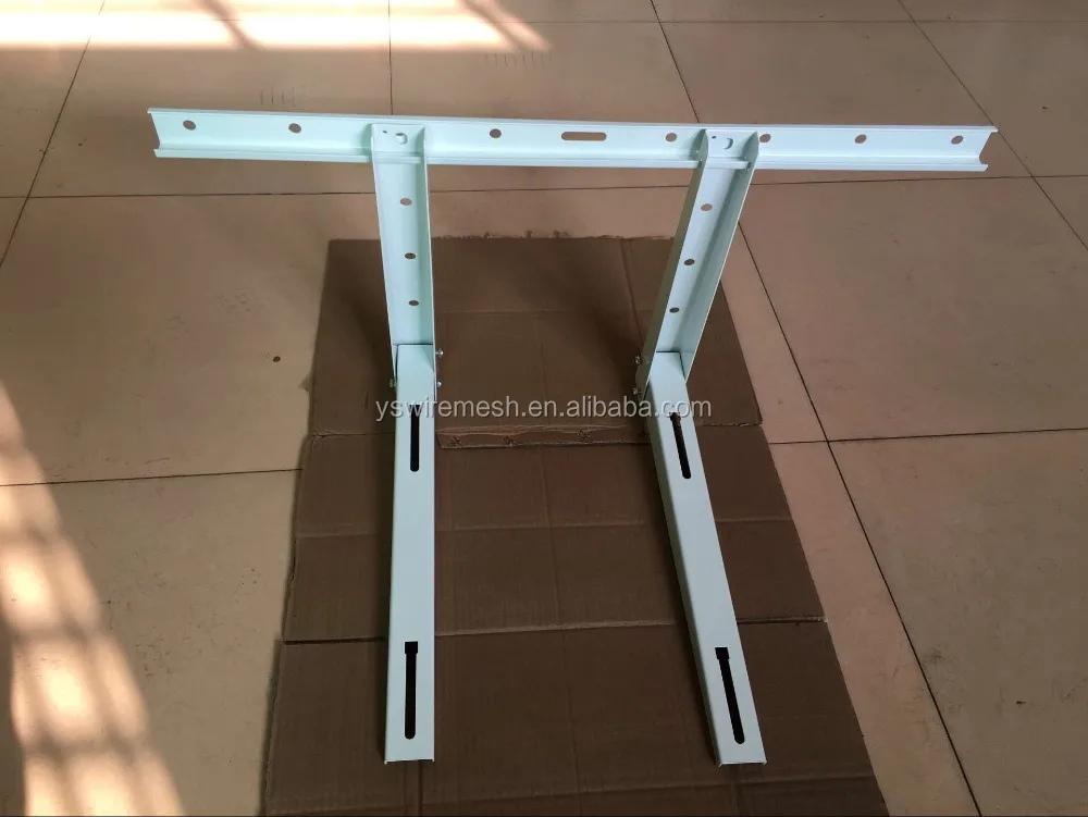 White Powder Coated Heavy Duty Air Conditioner Wall Mounting Bracket/ac ...