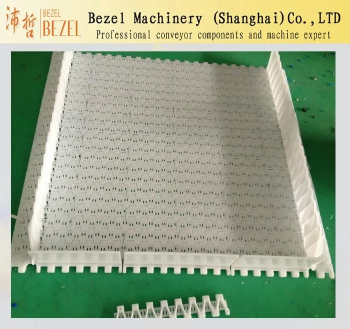 Opb Flat Modular Belt With Hole White 50.8mm Pitch Food Grade Modular ...