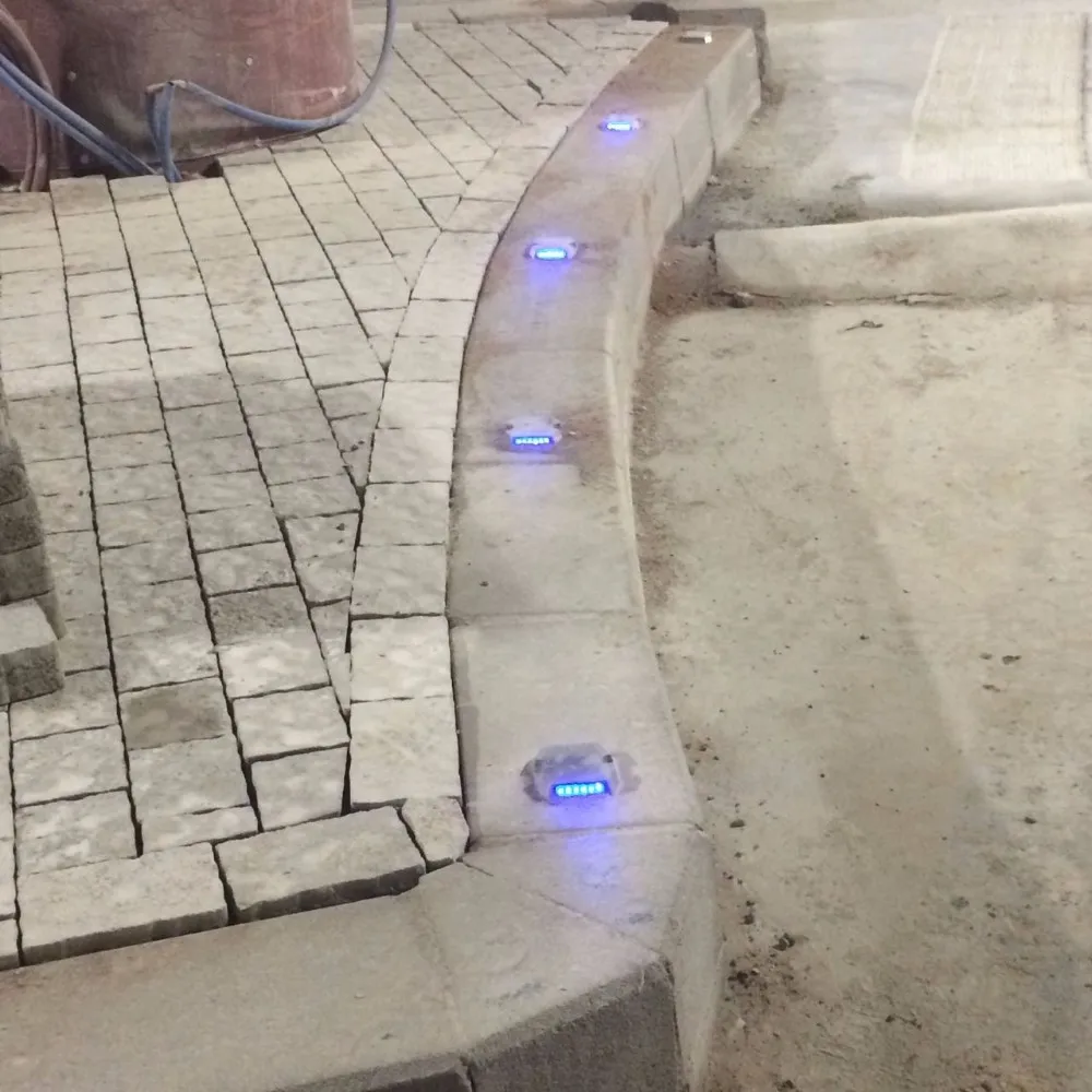 Roadway Safety Pavement Marker Dc12v 24v Led Wired Road Marker ...