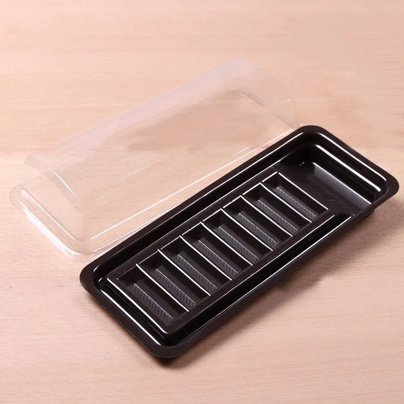 High Quality Rectangular Clear Plastic Cake Packing Box Baking Food ...