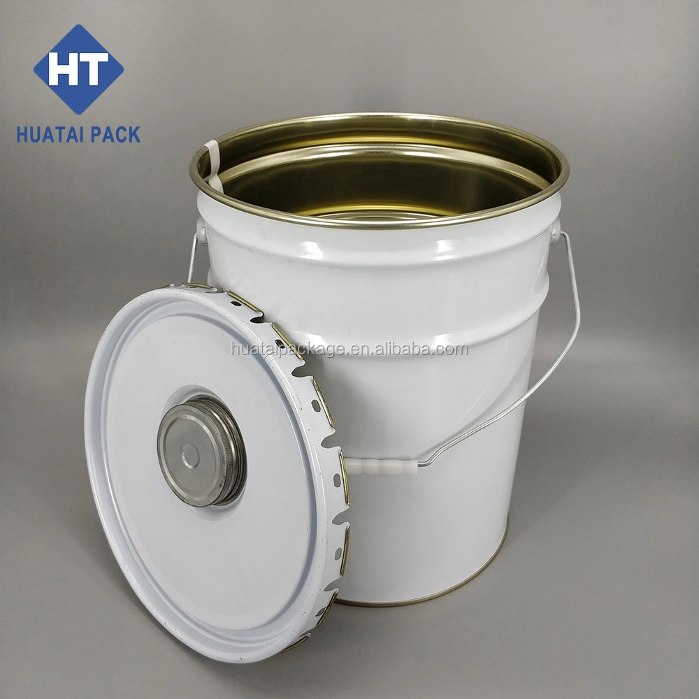 20l Tinplate Ink Pail With Lock Ring Lids Manufacturer - Buy Ink Tin ...