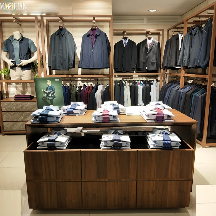 Manufacturer Luxury Store Men Shirt Display Rack Clothing Shop Metal ...